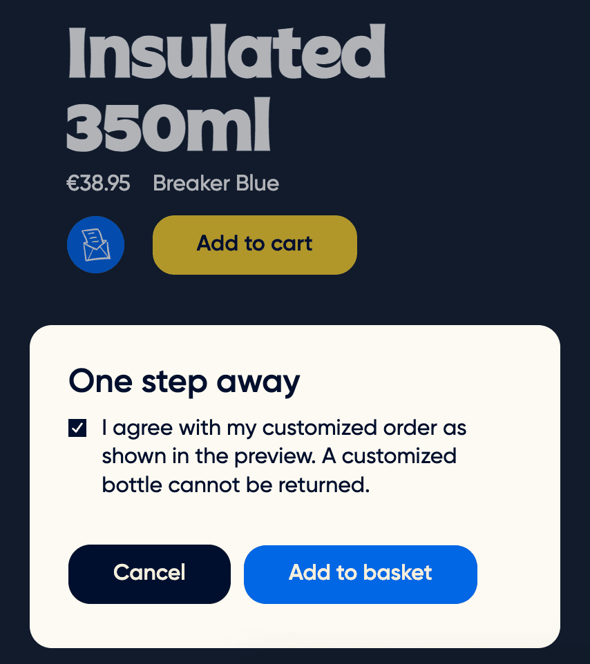 Personalise your Dopper bottle. ~ Dopper